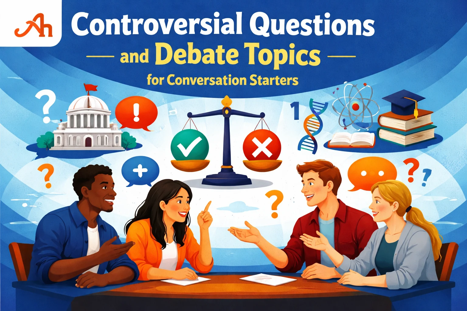 Controversial Questions and Debate Topics for Conversation Starters ...